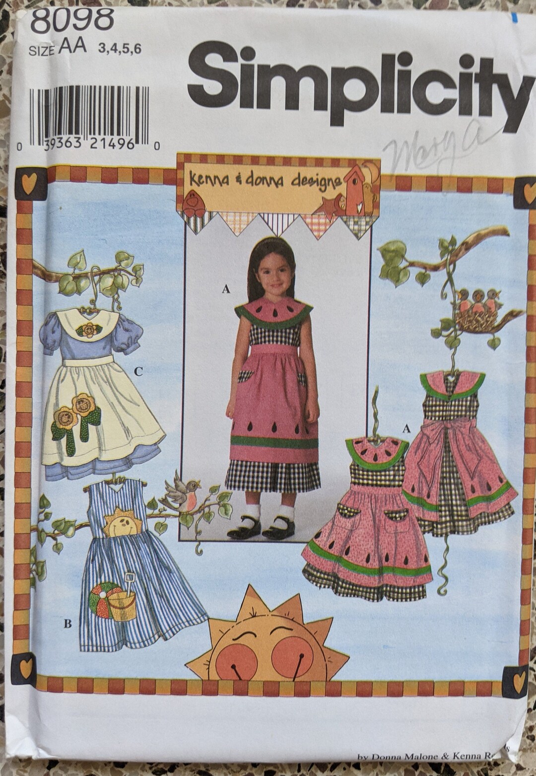 Simplicity 8522 Sewing Pattern Vintage Children's and - Etsy