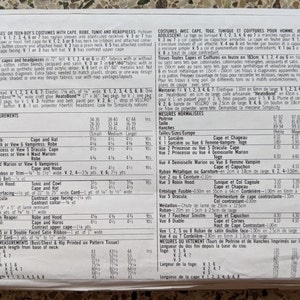 Simplicity Costumes 8010 Sewing Pattern Dracula, Vampire, Robin Hood ...