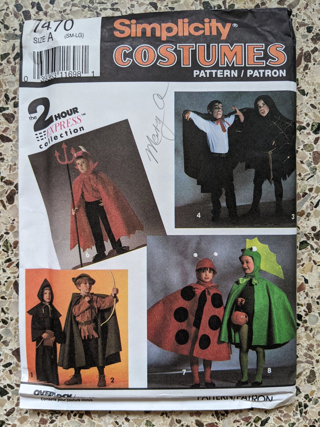 Simplicity Costumes 7470 Sewing Pattern Dracula Vampire - Etsy
