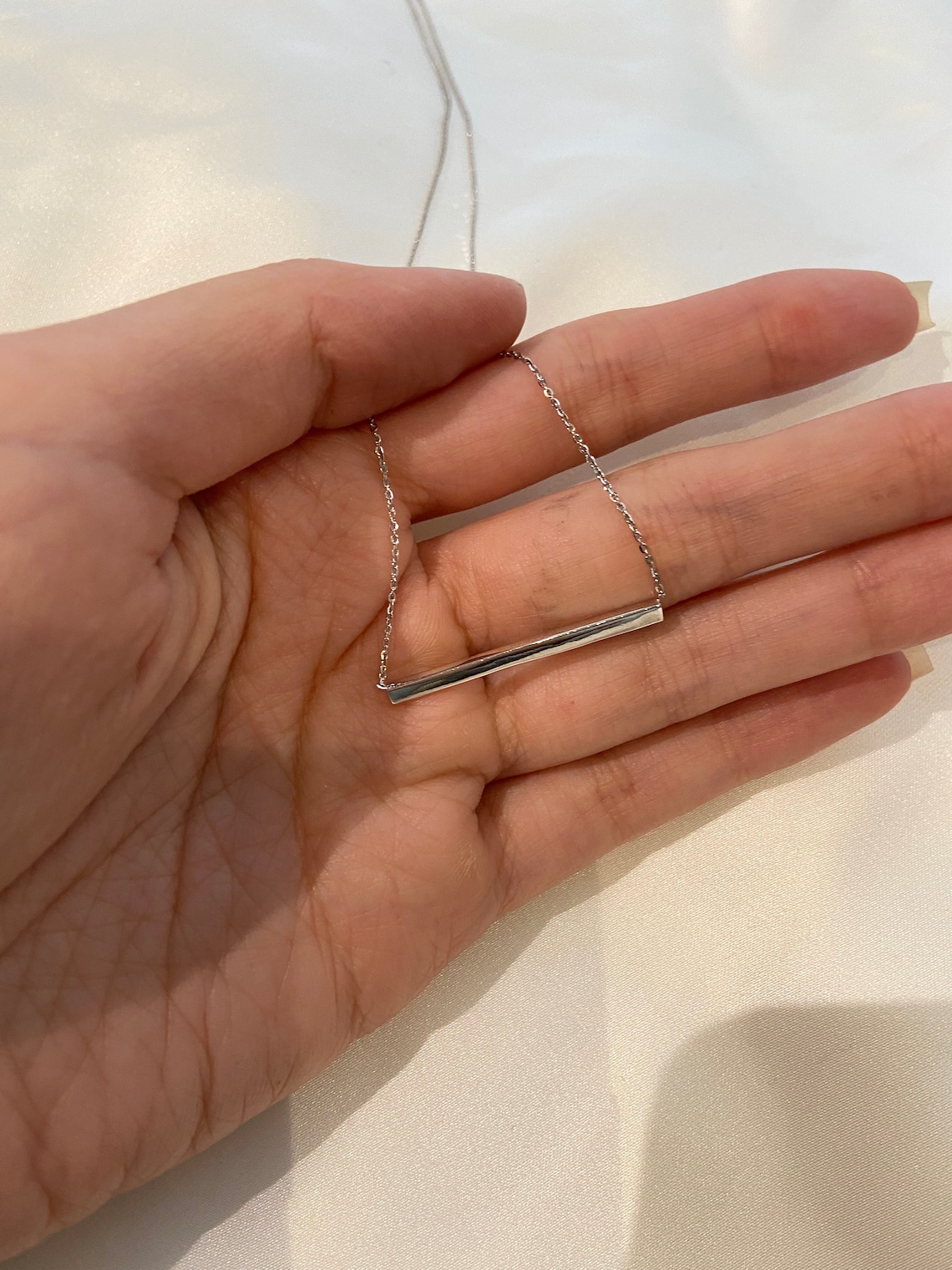 Gold Bar Necklace Custom Bar Necklace Personalized Bar | Etsy
