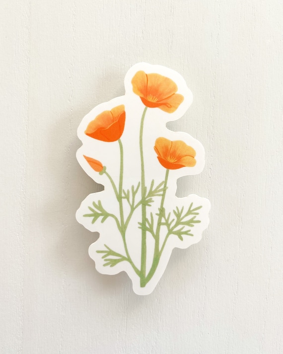 California State Flower Sticker California State Flower | Etsy