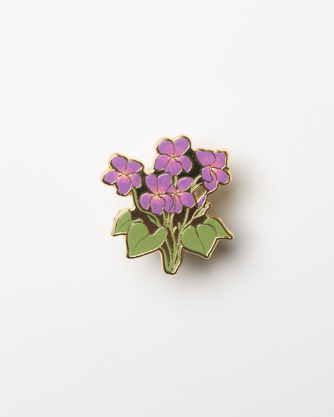 Wood Violet Flower Hard Enamel Pin – State Flower of Wisconsin - Etsy