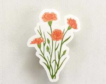 May Birth Flower Sticker May Birth Month Flower Lily Flower - Etsy