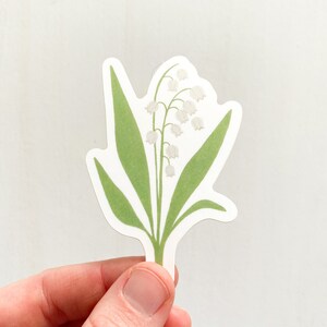 May Birth Flower Sticker, May Birth Month Flower, Lily Flower Sticker ...