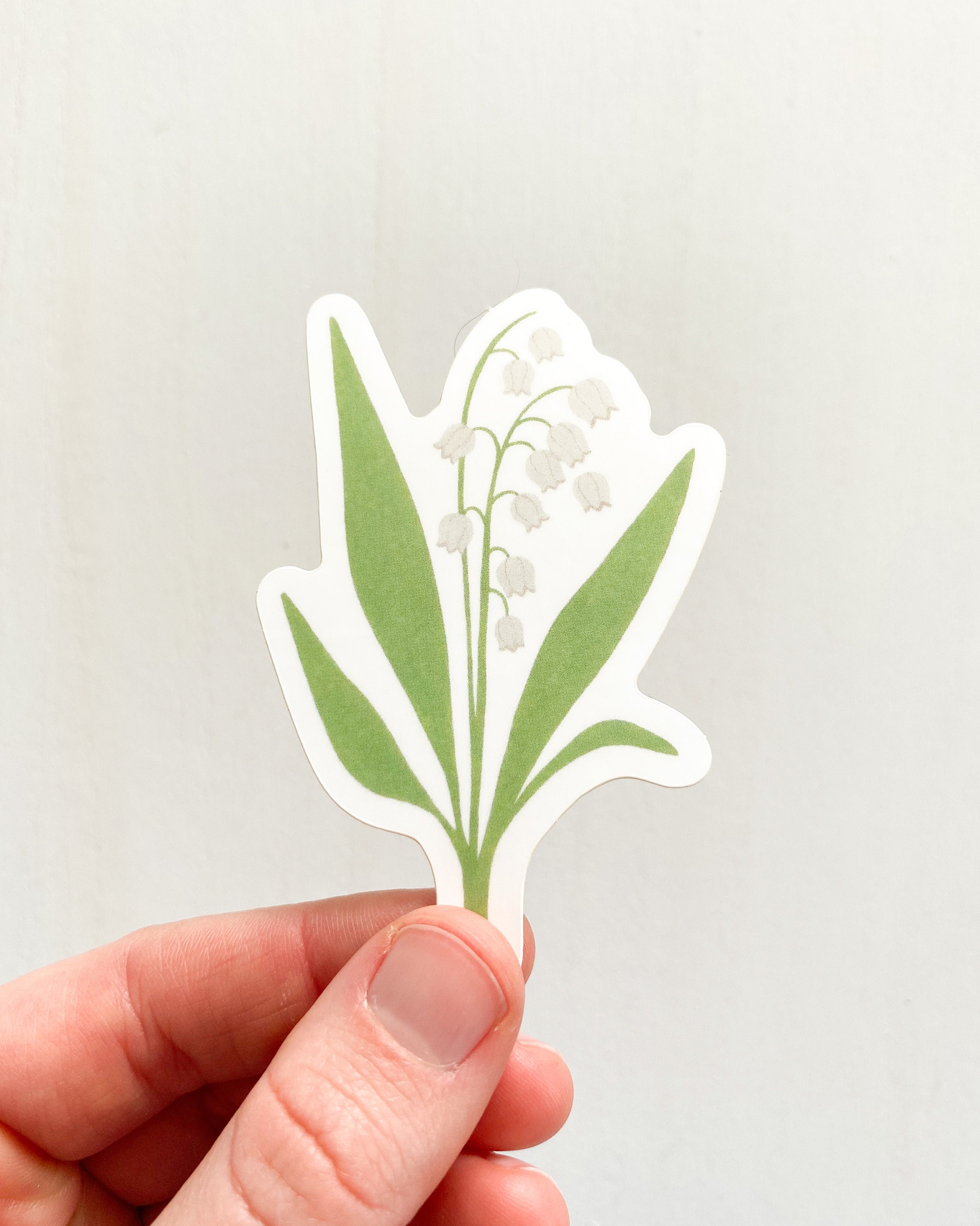 May Birth Flower Sticker May Birth Month Flower Lily Flower - Etsy