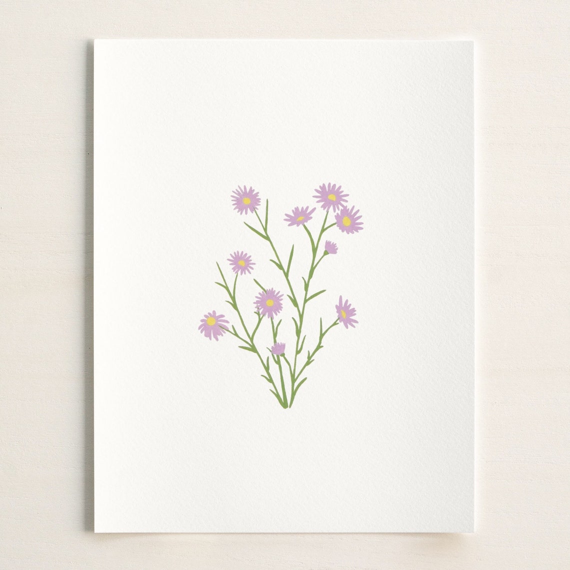 September Birth Flower Print September Birth Month Flower | Etsy