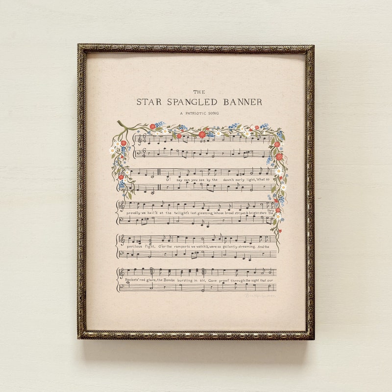 The National Anthem - Etsy