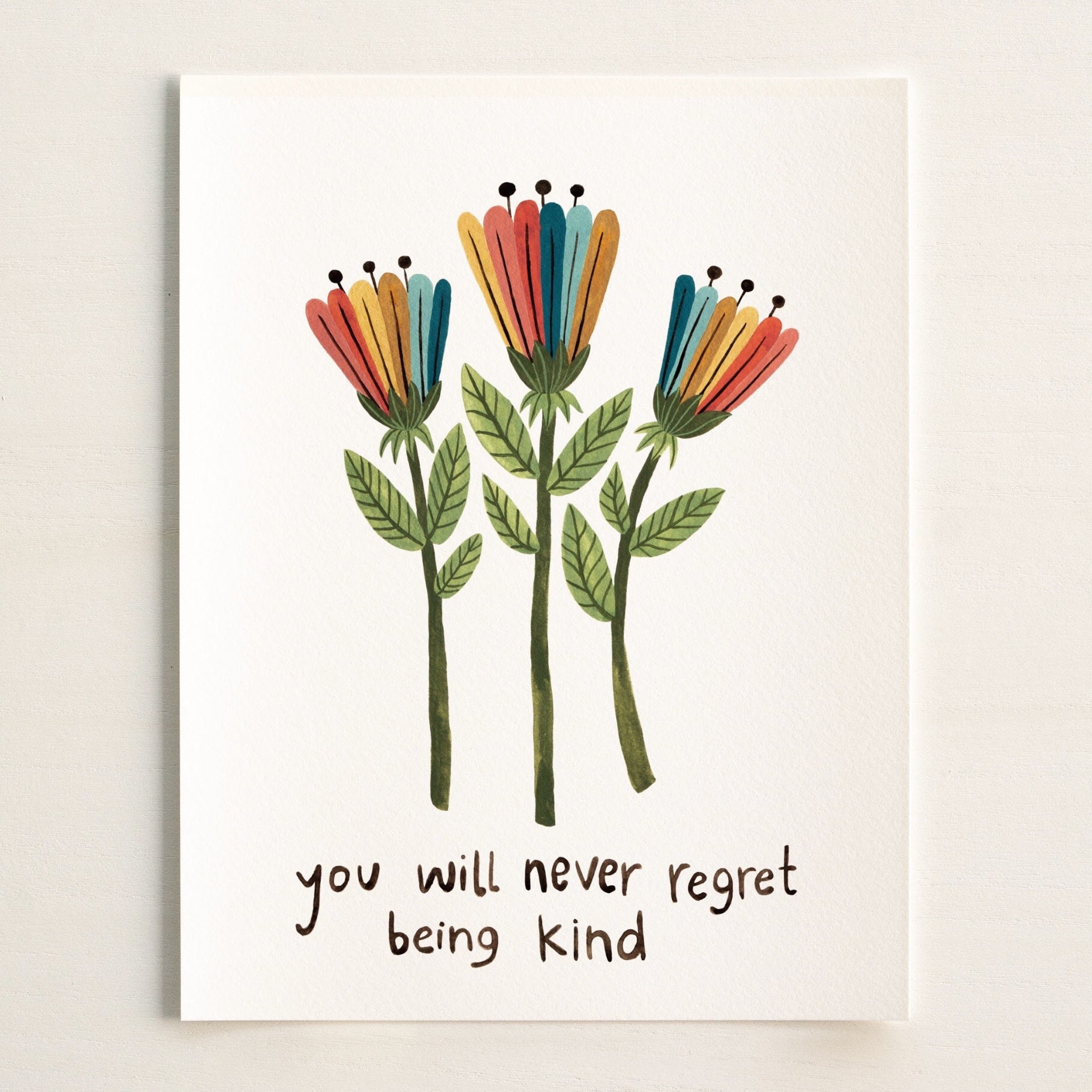 Youll Never Regret Being Kind Kindness Quotes Spread | Etsy