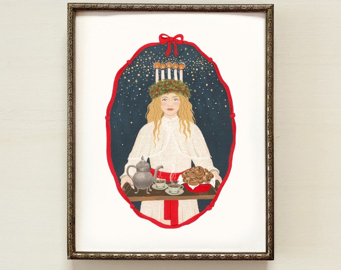 Father Christmas | Father Christmas Art Print, Santa Claus Print ...