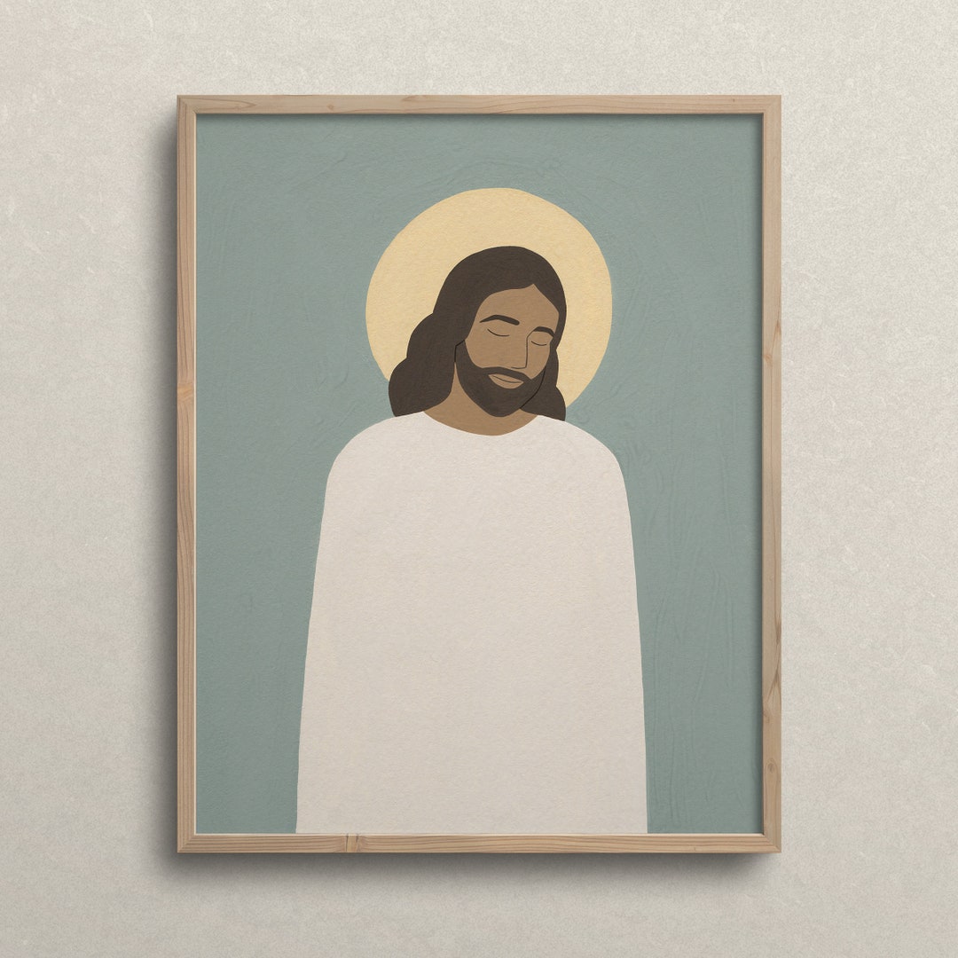 Light of the World Jesus Art Modern Jesus Christ Art Jesus - Etsy