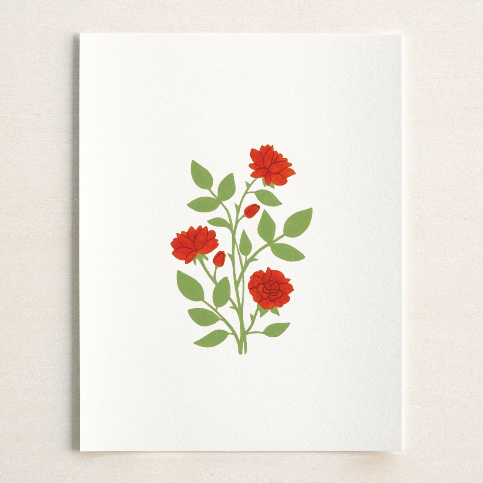 June Birth Flower Print, June Birth Month Flower, Rose Flower, Rose ...