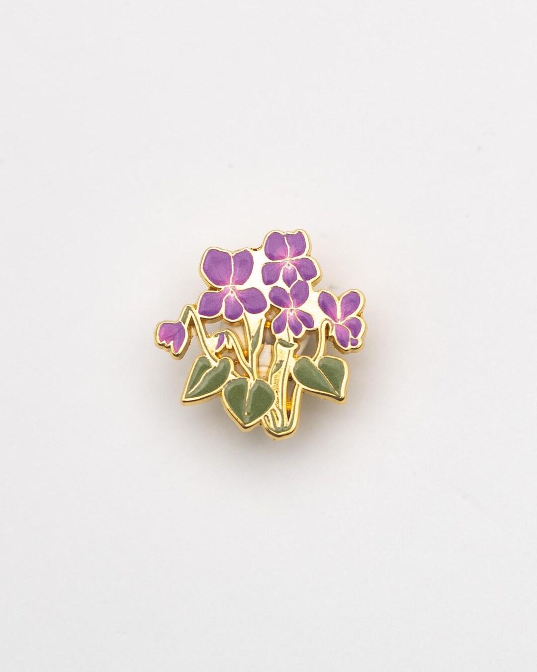 Blue Violet Hard Enamel Pin – State Flower of Rhode Island - Etsy