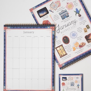 2026 Bucket List Calendar | 9x12 Inch Calendar - Etsy