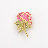 Flowering Dogwood Floral Enamel Pin, North Carolina State Flower, White ...