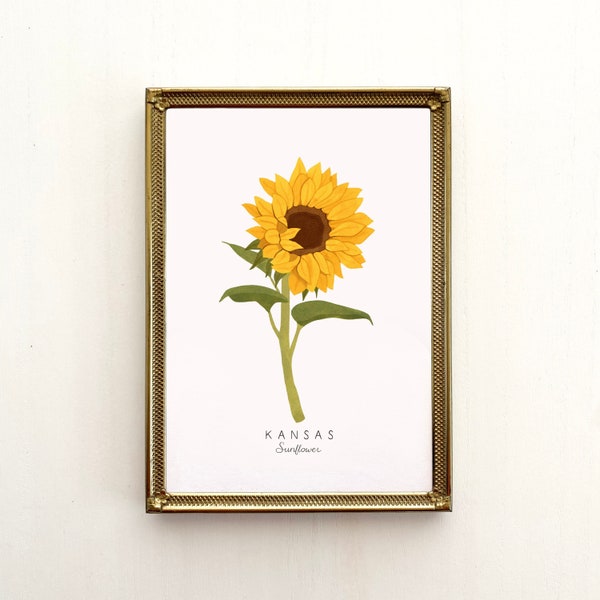Sunflower Folk Art - Etsy