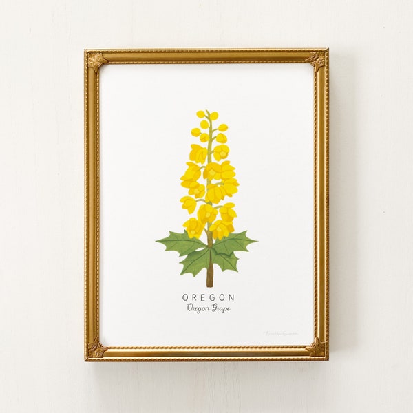 Oregon Print - Etsy