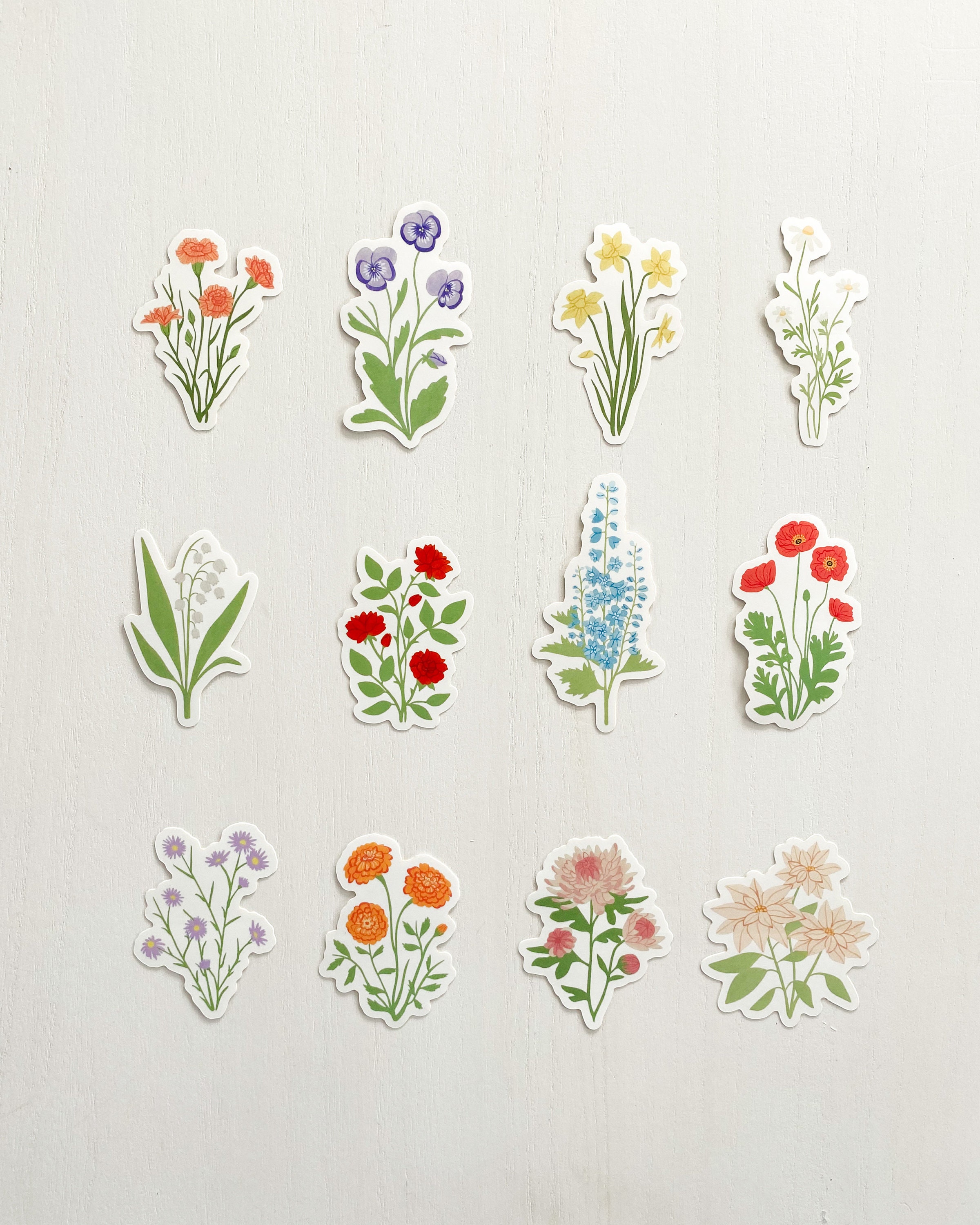 March Birth Flower Sticker, March Birth Month Flower, Daffodil Flower ...