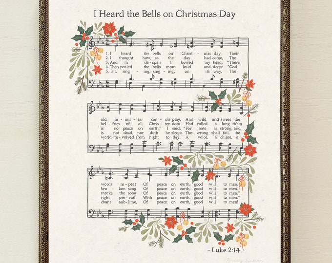 I Heard the Bells on Christmas Day Poem by Henry W Longfellow Home ...
