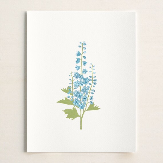 Art & Collectibles Larkspur Print Drawing & Illustration Pen & Ink etna ...