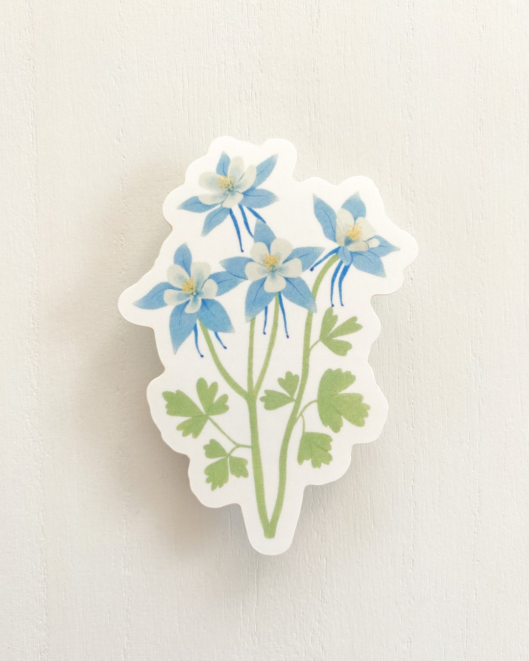 Colorado State Flower Sticker, Colorado State Flower, Columbine Sticker ...