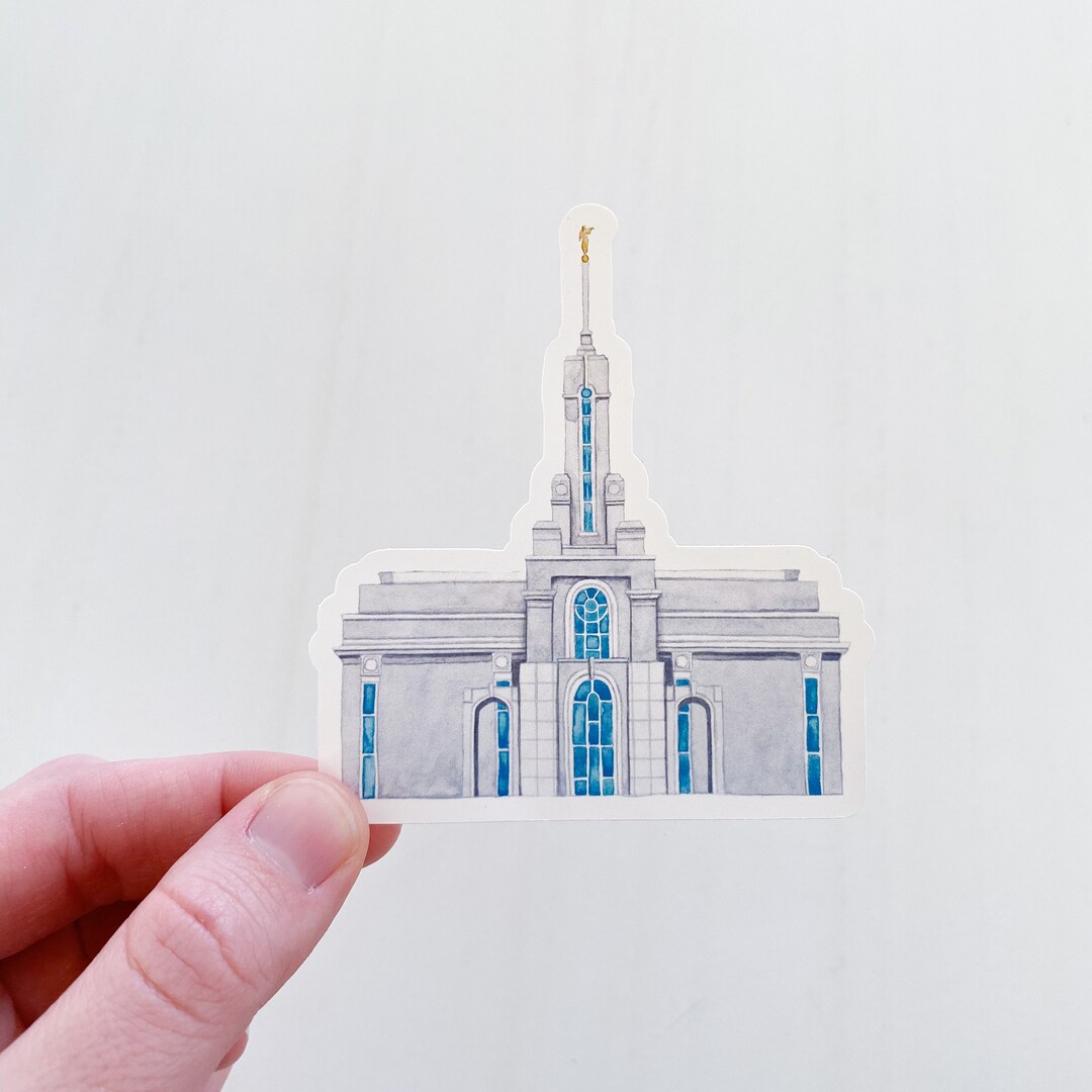 Timpanogos Temple Sticker Timpanogos Temple Watercolor - Etsy