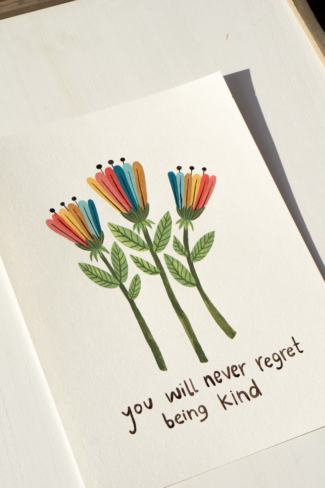 Youll Never Regret Being Kind Kindness Quotes Spread | Etsy