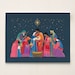 All is Bright | Nativity Art Print, Colorful Christmas Decor, Christmas ...