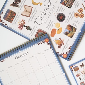 2026 Bucket List Calendar | 9x12 Inch Calendar - Etsy