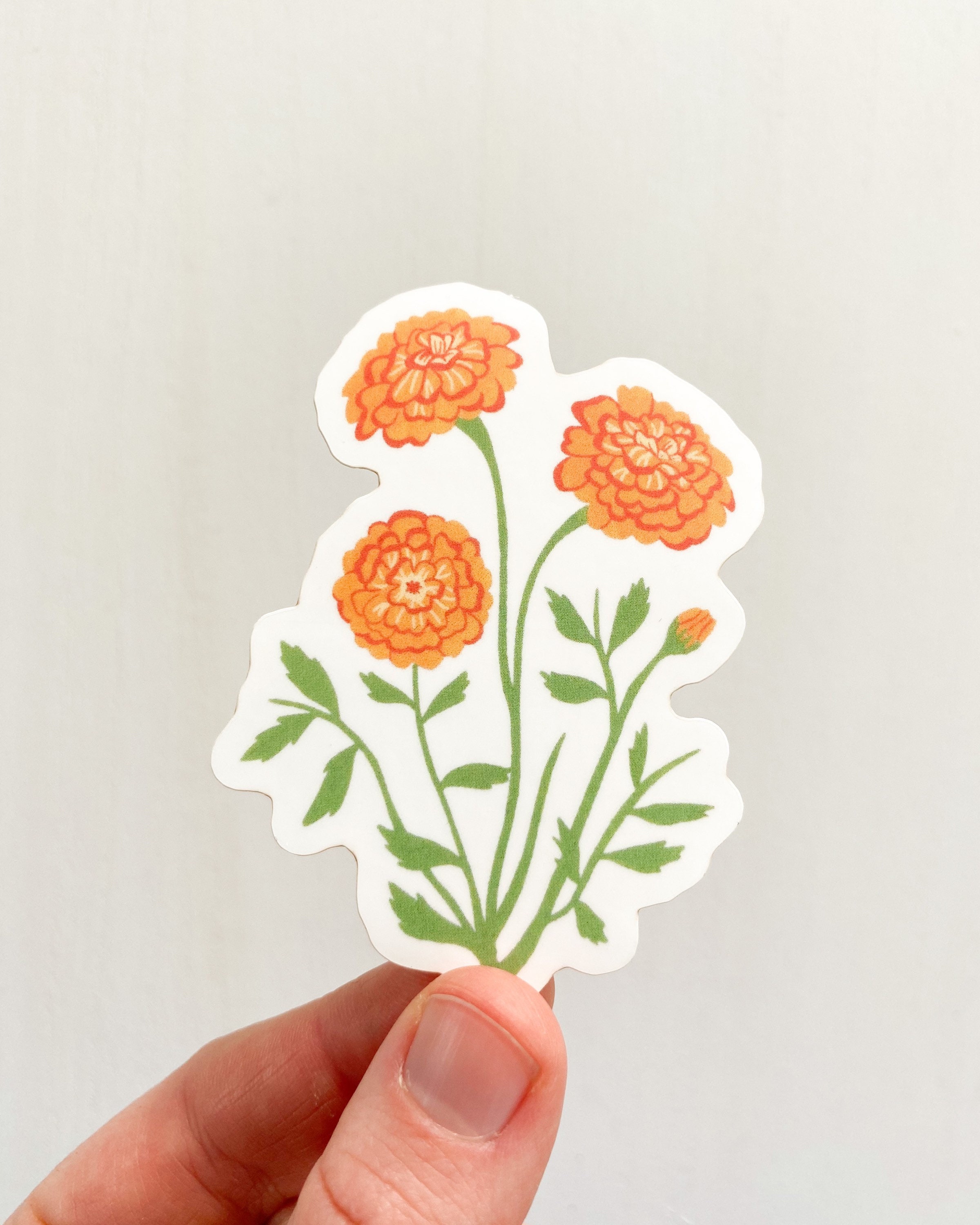 October Birth Flower Sticker October Birth Month Flower - Etsy