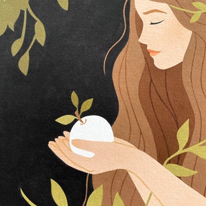 Mother Eve, Eve Art Print, Adam and Eve, the Garden of Eden, Eve ...