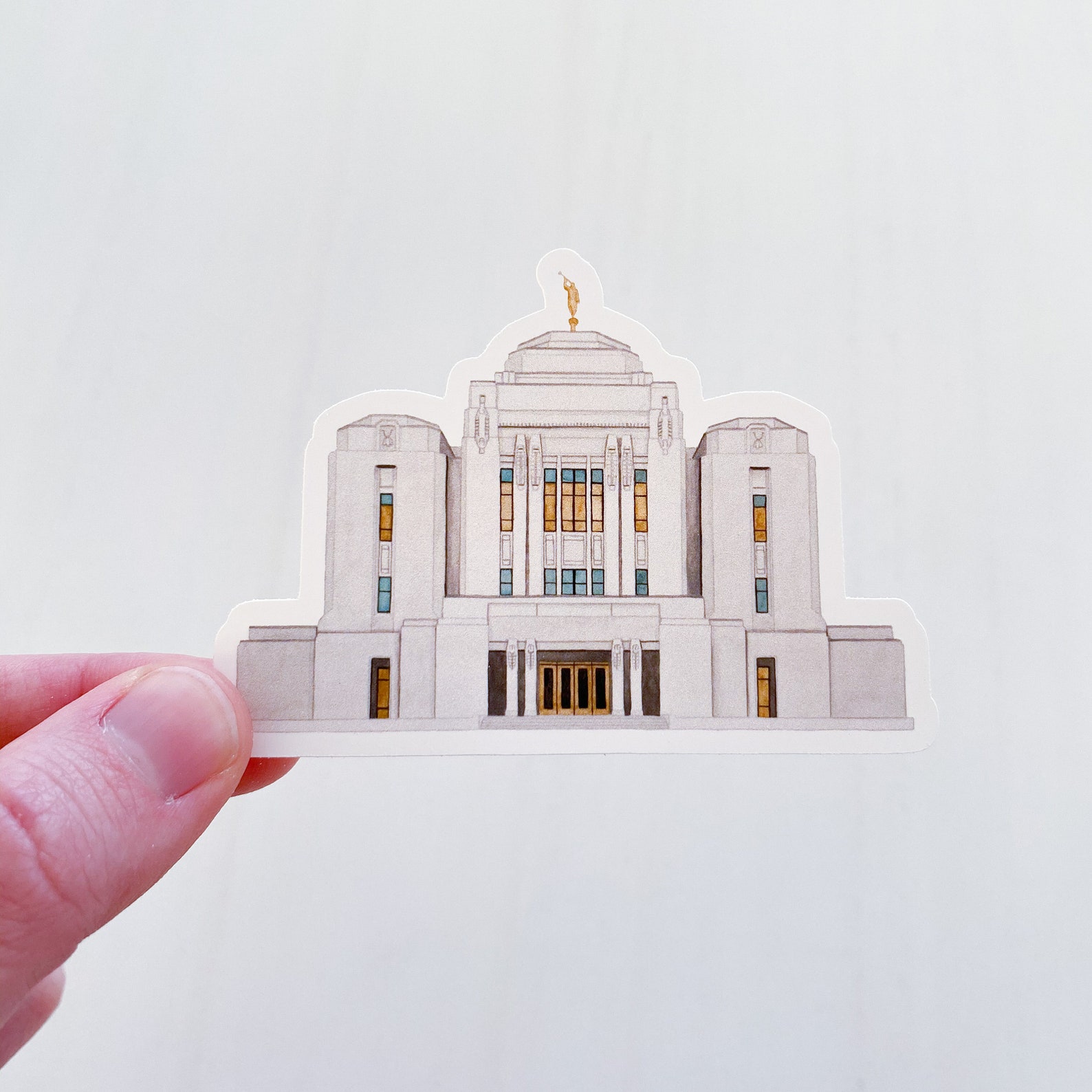 Meridian Temple Sticker Meridian Temple Watercolor Meridian - Etsy