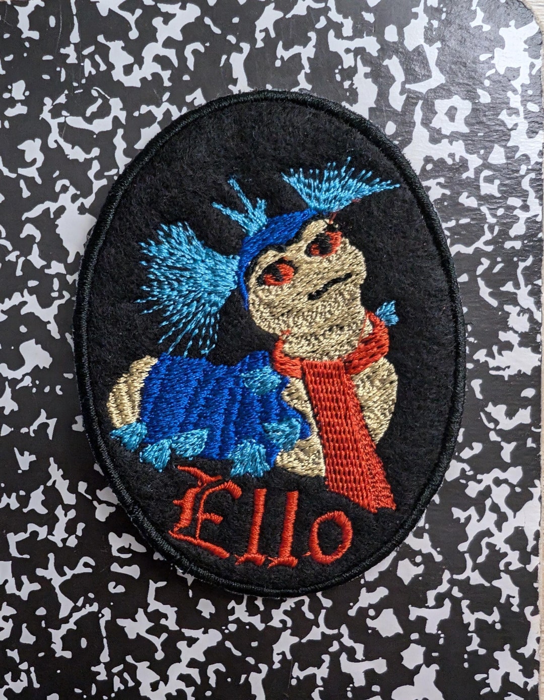 Friendly Worm Patch: 80s Movie Bowie, Labyrinth, Ello Allo - Etsy