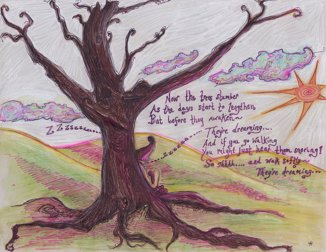 Fine Art Print, Early Spring Art Print, Giclee Watercolor Paper Print ...