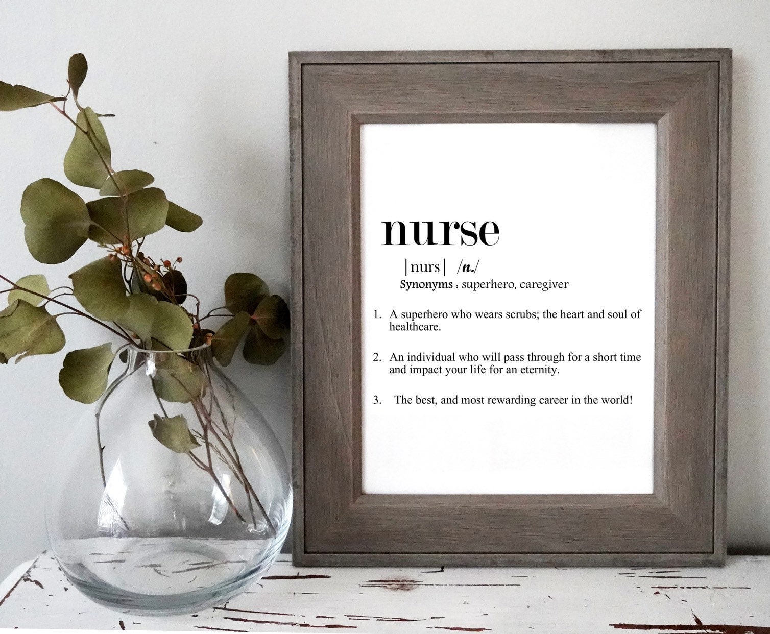 Nurse Definition Print| Nurse Definition Print| INSTANT Digital ...