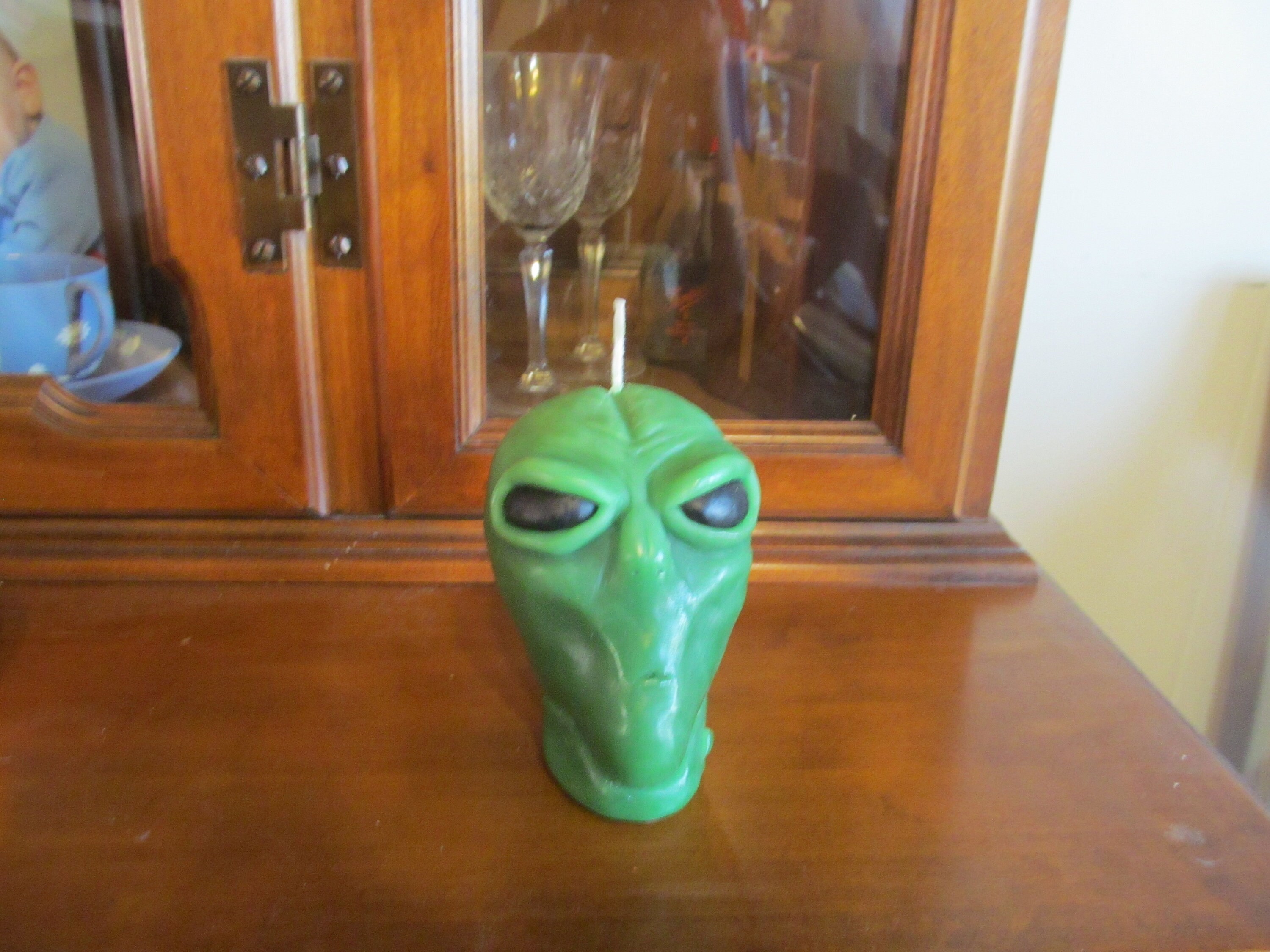 Space Alien Head Candle / Unscented - Etsy