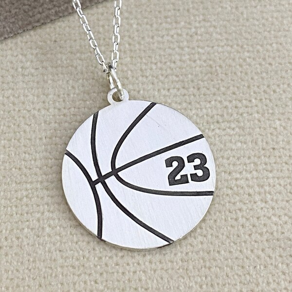Basketball Necklace - Etsy