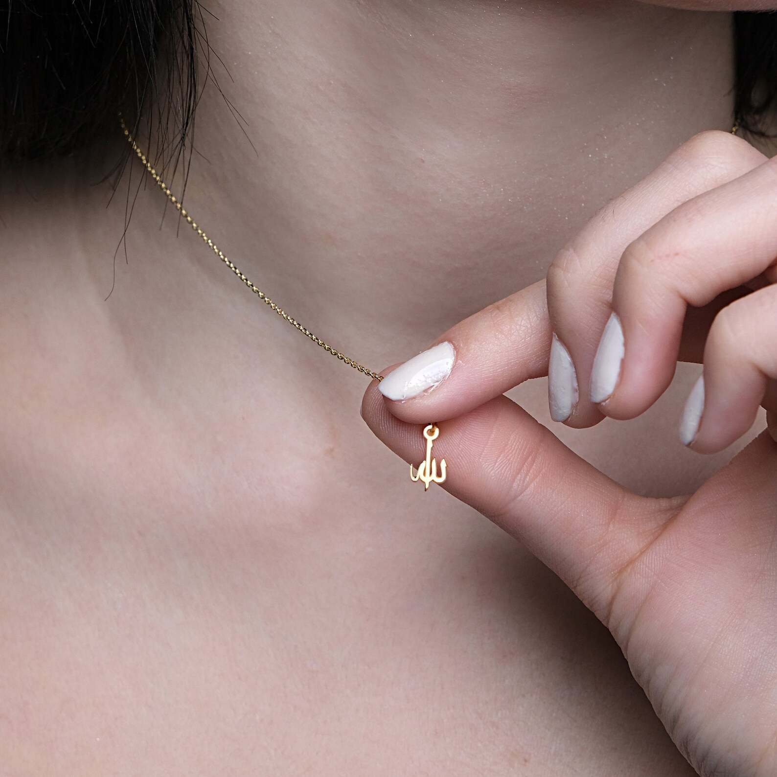 Tiny Allah Pendant, Dainty Allah Necklace, Islamic Gift, Muslim ...