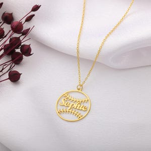 Sport Name Jewelry, Softball Necklace, Baseball Necklace, Softball ...