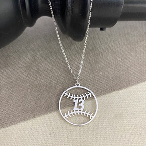 Sport Name Jewelry, Softball Necklace, Baseball Necklace, Softball ...