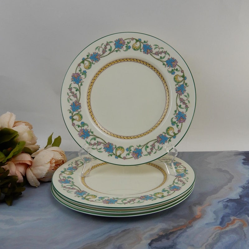 4 Dinner Plates - Etsy