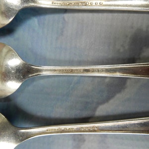 Set of 6 Nobility Plate regal Rose Silverplate Tea Spoons 6-1/4 - Etsy