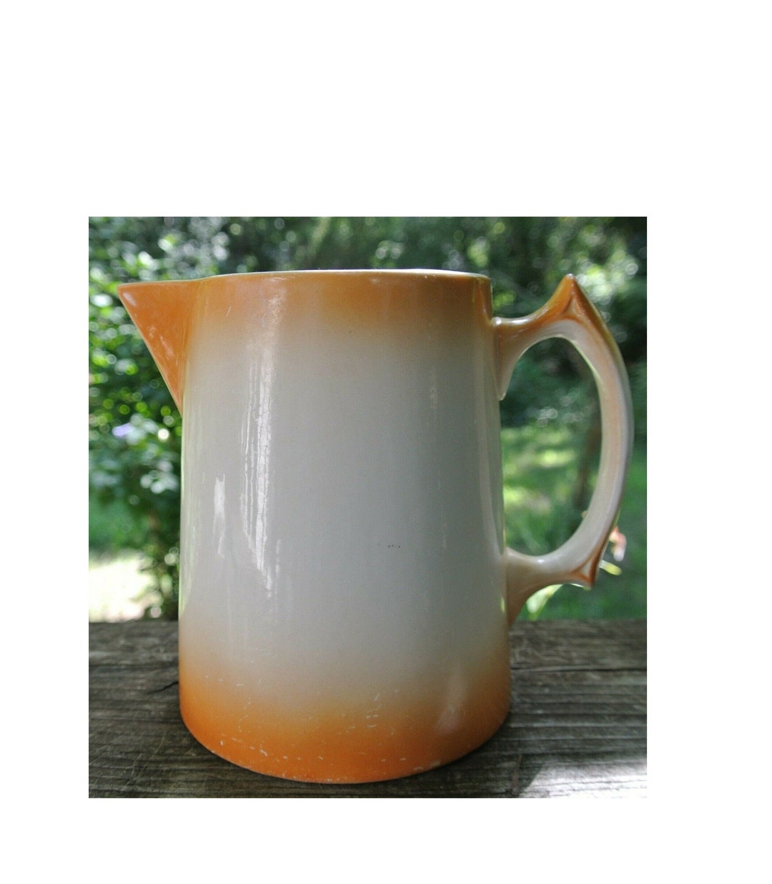 Vintage Edwin M Knowles China Semi Vitreous Pitcher / Home Decor ...