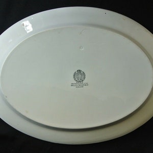Antique Ironstone MELLOR.TAYLOR England White Oval Platter 16-1/2 Long ...