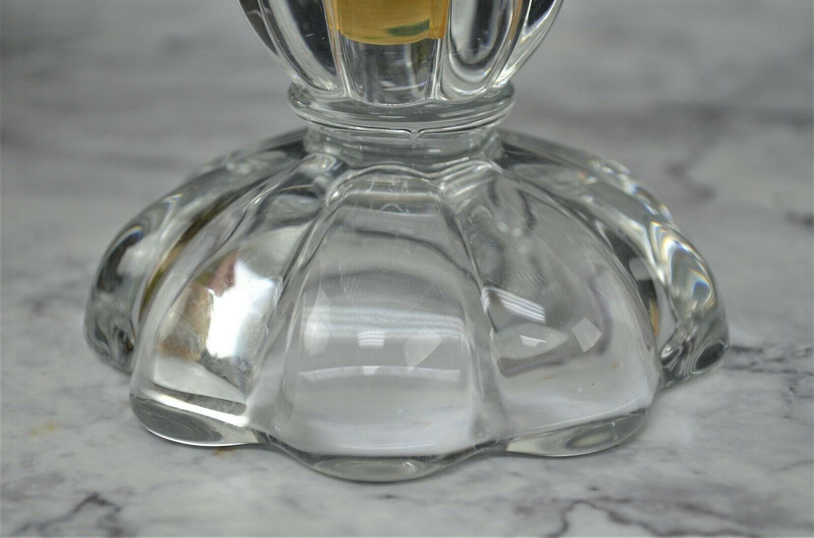 Home Décor Candleholders Home & Living Two Vintage Glass Candle Holders ...