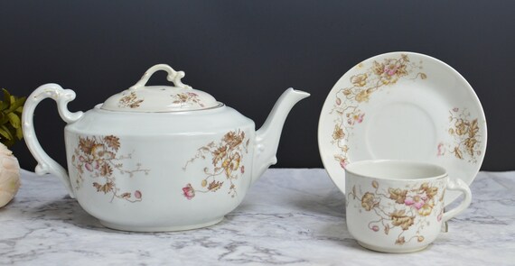 Alfred Meakin Royal Semi-porcelain Tea Pot With Cup and | Etsy