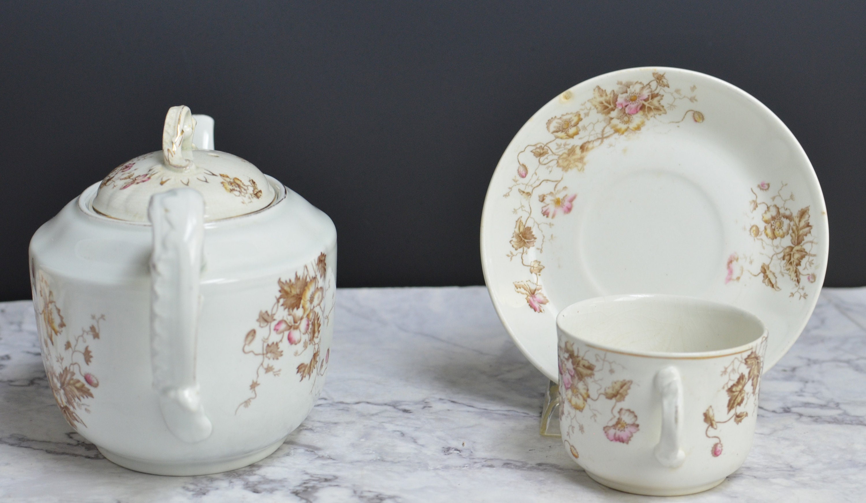 Alfred Meakin Royal Semi-porcelain Tea Pot With Cup and - Etsy