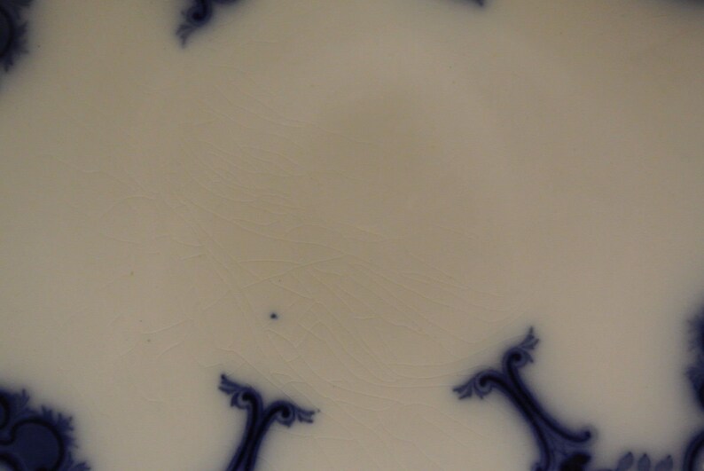Antique Flow Blue Semi-china Grindley's Lynton Plate W/ | Etsy