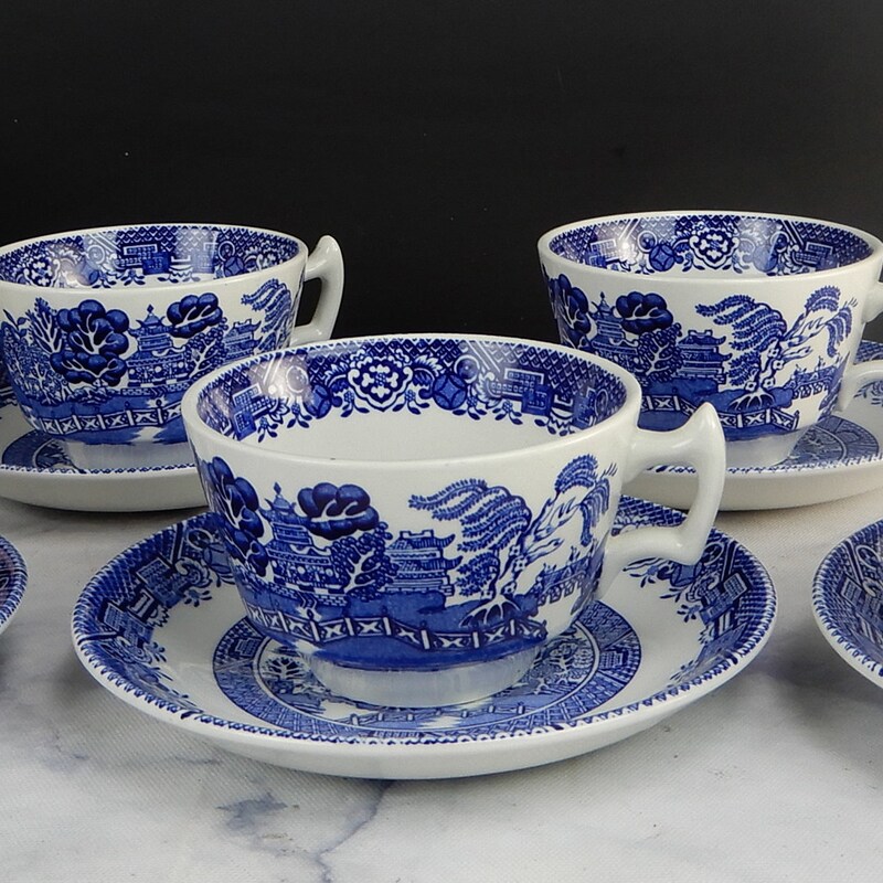 Early Blue Willow - Etsy