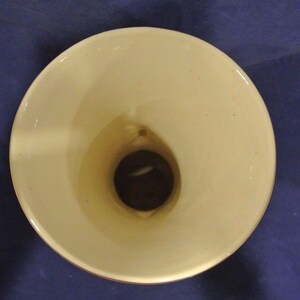 Chadwick China Pottery Trophy Vase Cream Color and Gold W/ Roses / Home ...