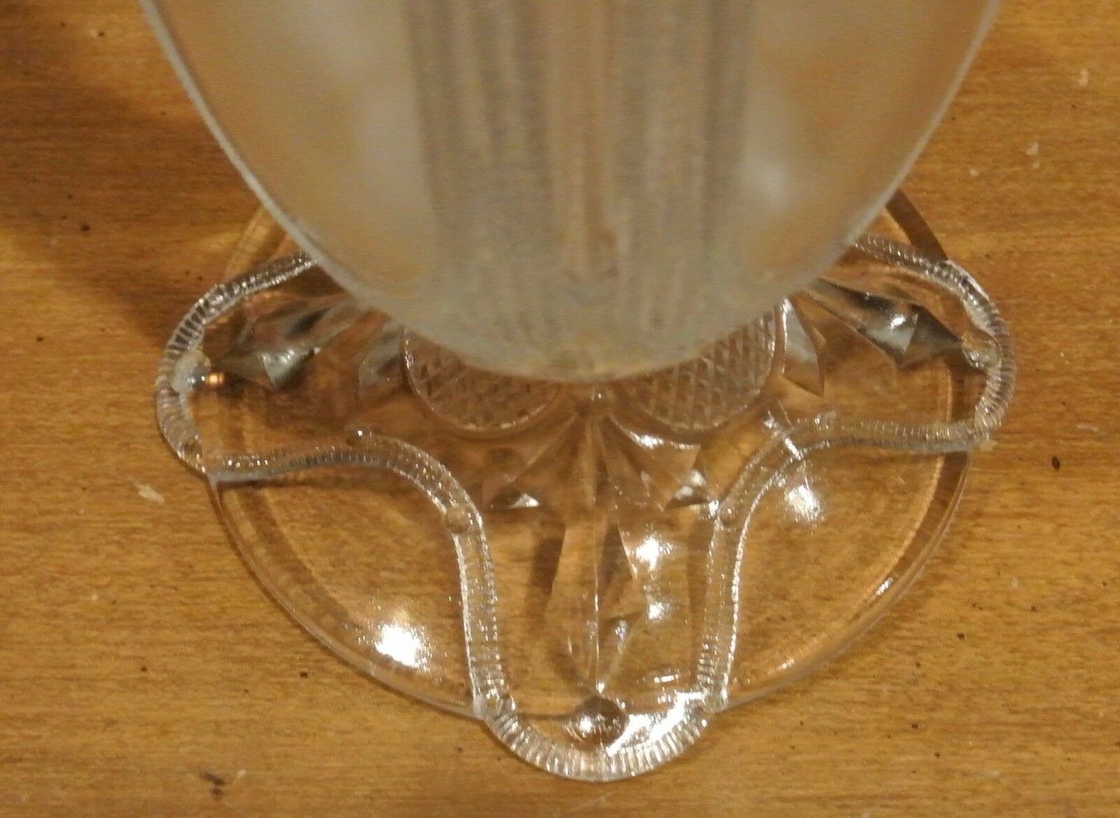 Curtain Tie Back Spooner Early American Pattern Glass Adams & - Etsy